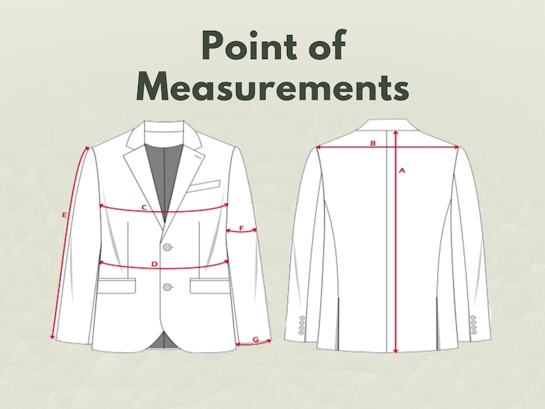 Men's 6-piece Blazer Sewing Pattern, Five Different File Formats ...