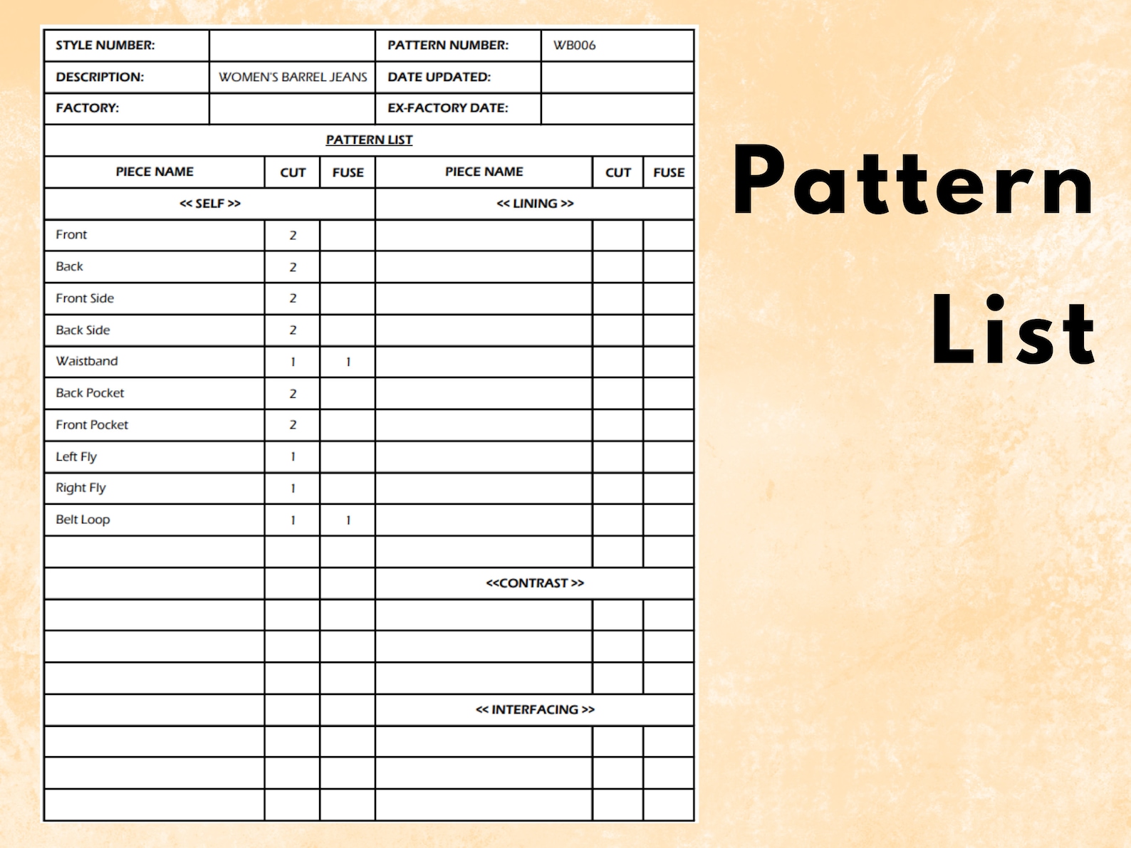 Women's Barrel Jeans Sewing Pattern, Sewing Pattern, Women Pants ...