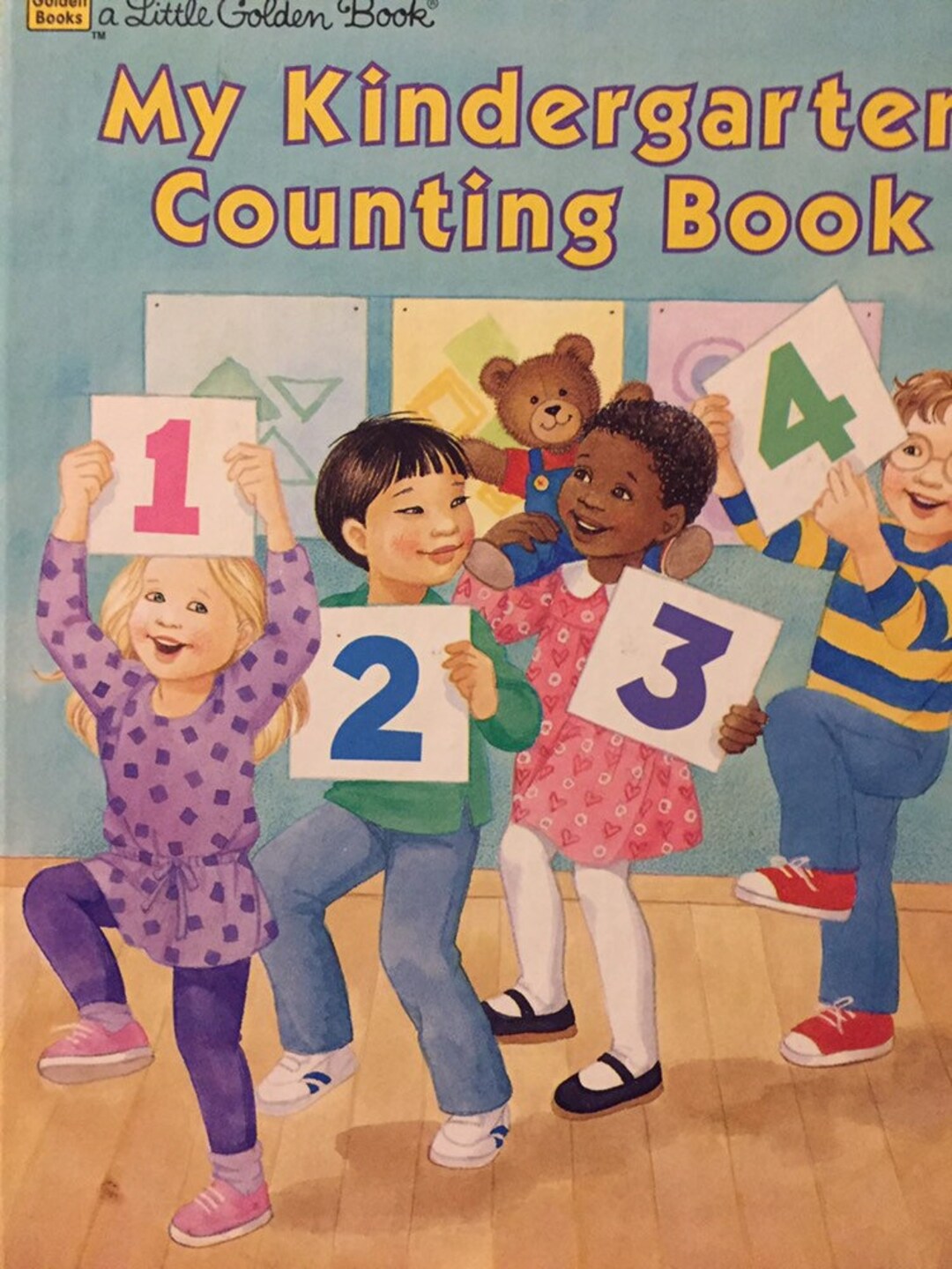 My Kindergarten Counting Book...little Golden Book...vintage Children's ...