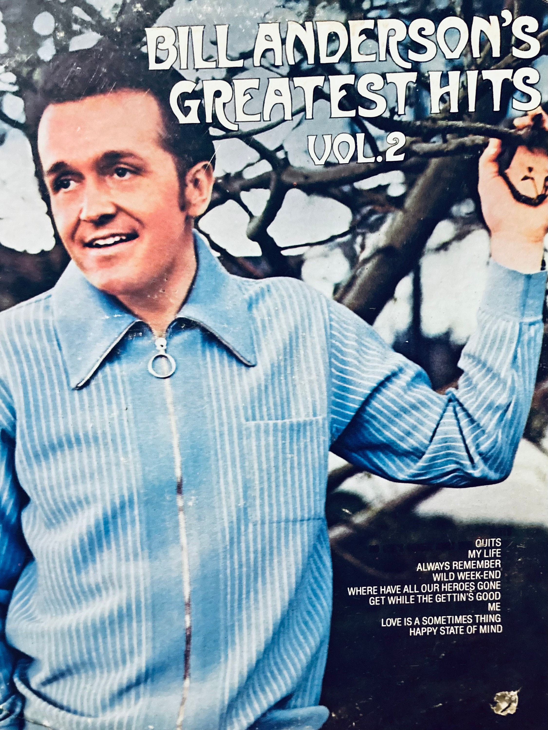 Bill Anderson greatest Hits Volume Ii Vinyl LP - Etsy
