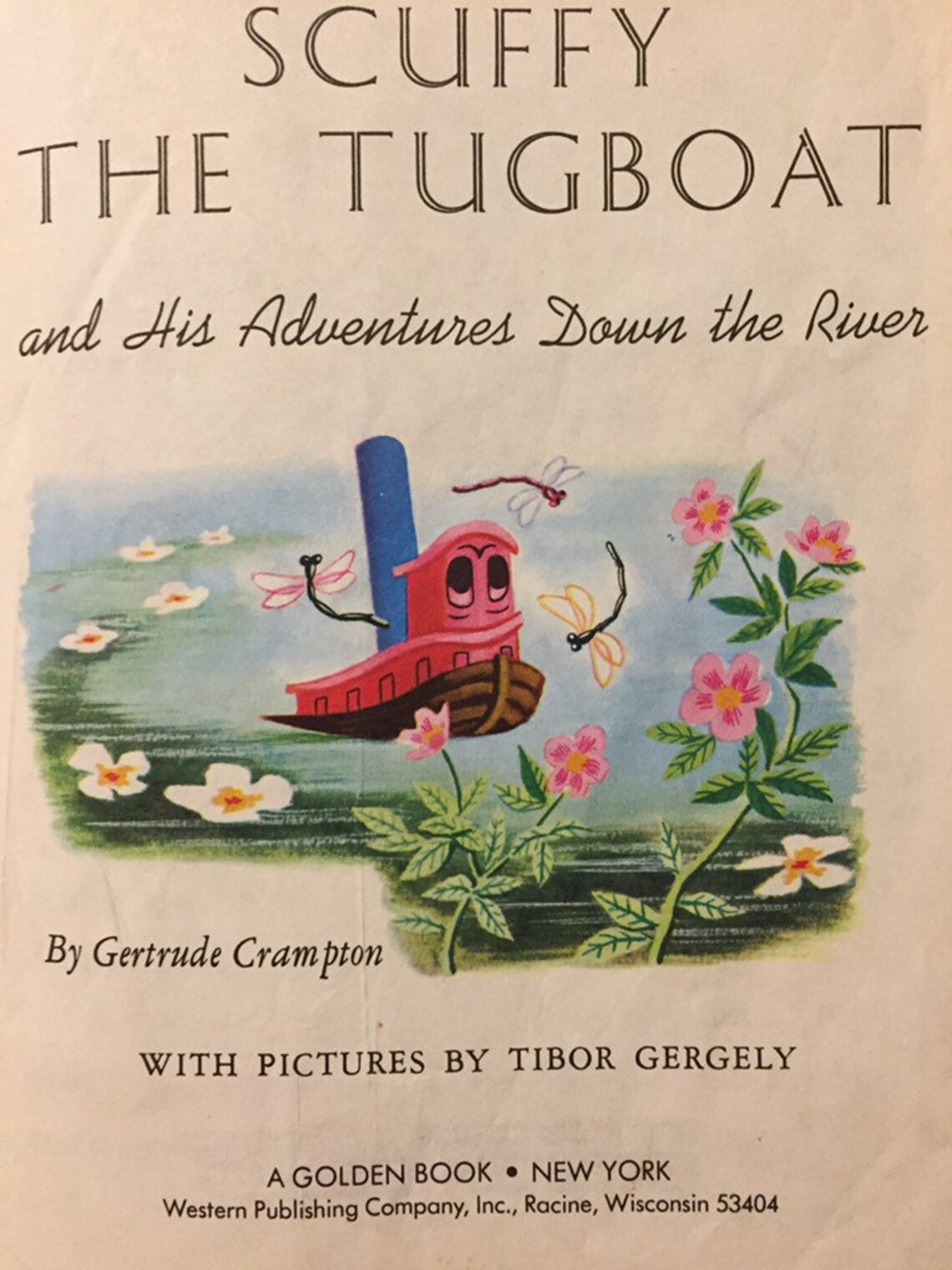 Scuffy the Tugboat....vintage Children's Book.... Little - Etsy