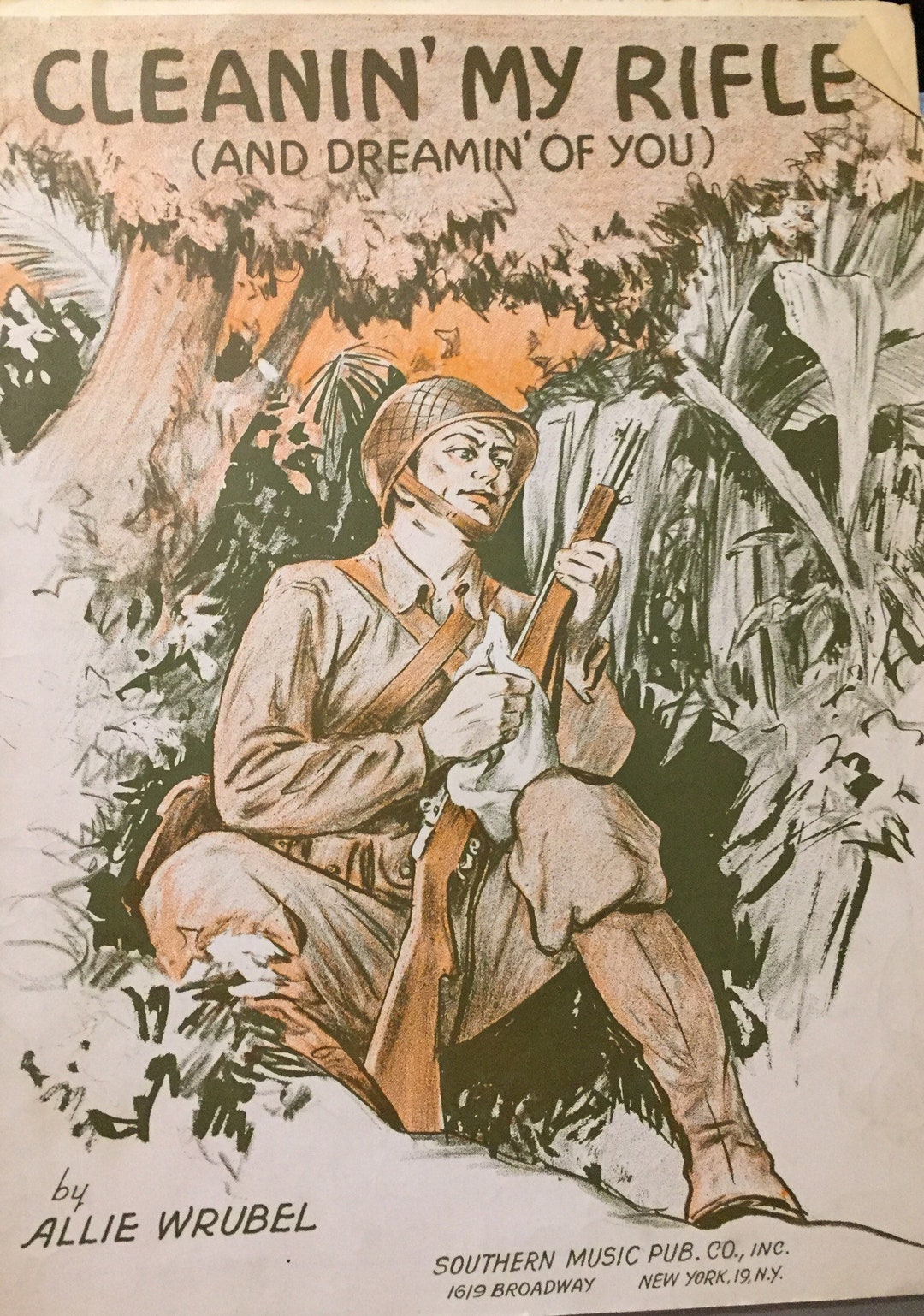 Cleanin' My Rifle and Dreaming of You Sheet Music....world War II Music ...
