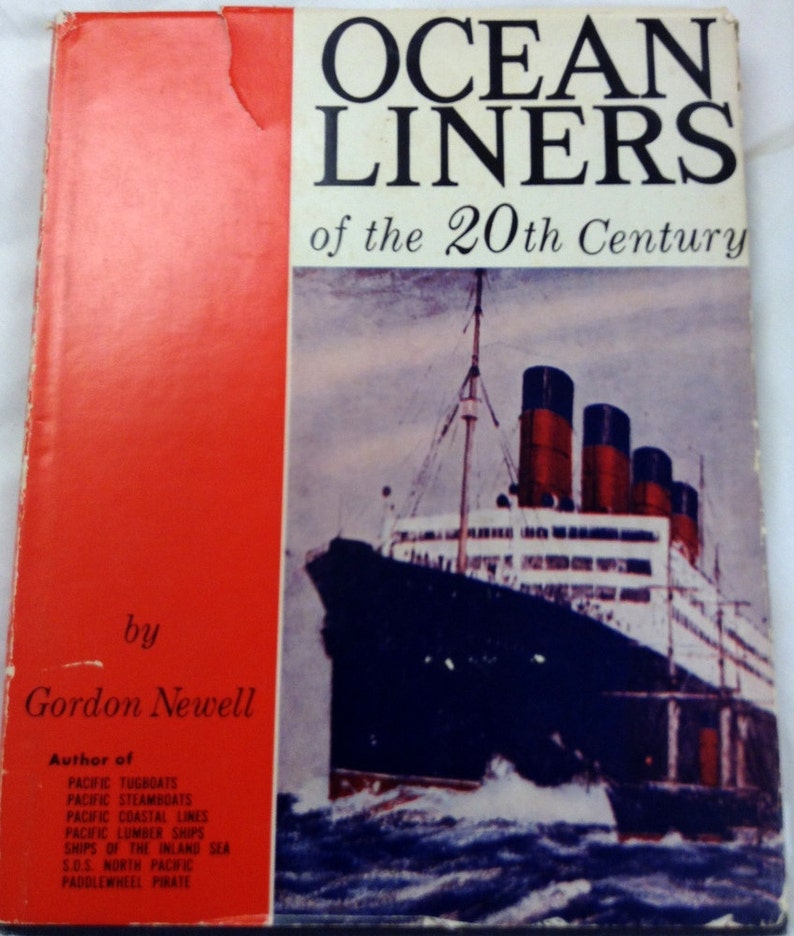 Vintage Book Ocean Liners of the 20th Century Gordon Newell...first ...