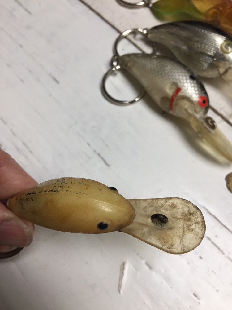 Fishing Lure Keychains...upcycled Fishing Lures....handmadeguy Gift ...
