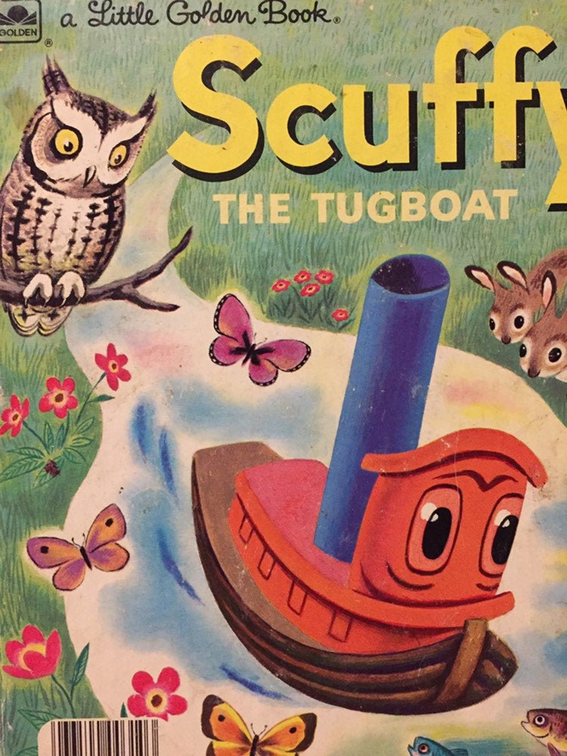 Scuffy the Tugboat....vintage Children's Book.... Little - Etsy