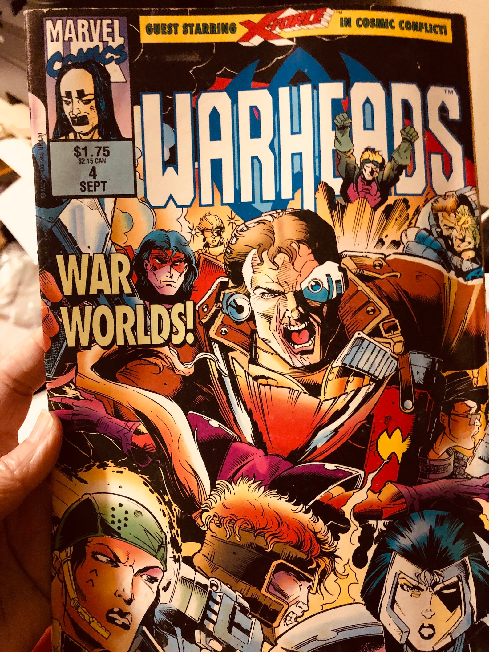 Marvel Comics Warheads War Worlds....volume 1...number 4....marvel ...