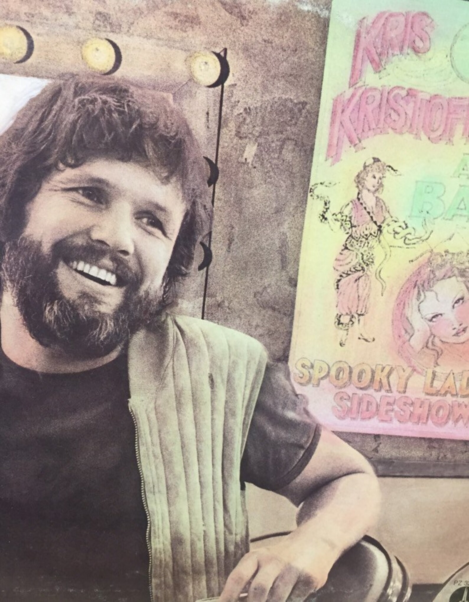 Kris Kristofferson spooky Lady's Sideshow Vinyl LP Music....country ...