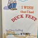I Wish I Had Duck Feet by Dr.seuss Under the Name Theo. Lesieg and ...