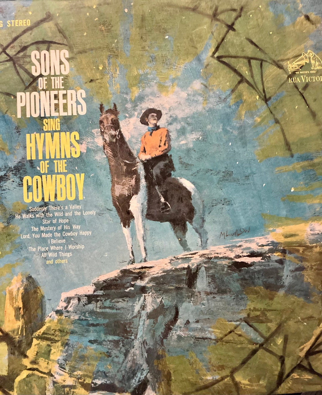 Sons of the Pioneers Sing Hymns of the Cowboy Vinyl LP 1960's Music ...