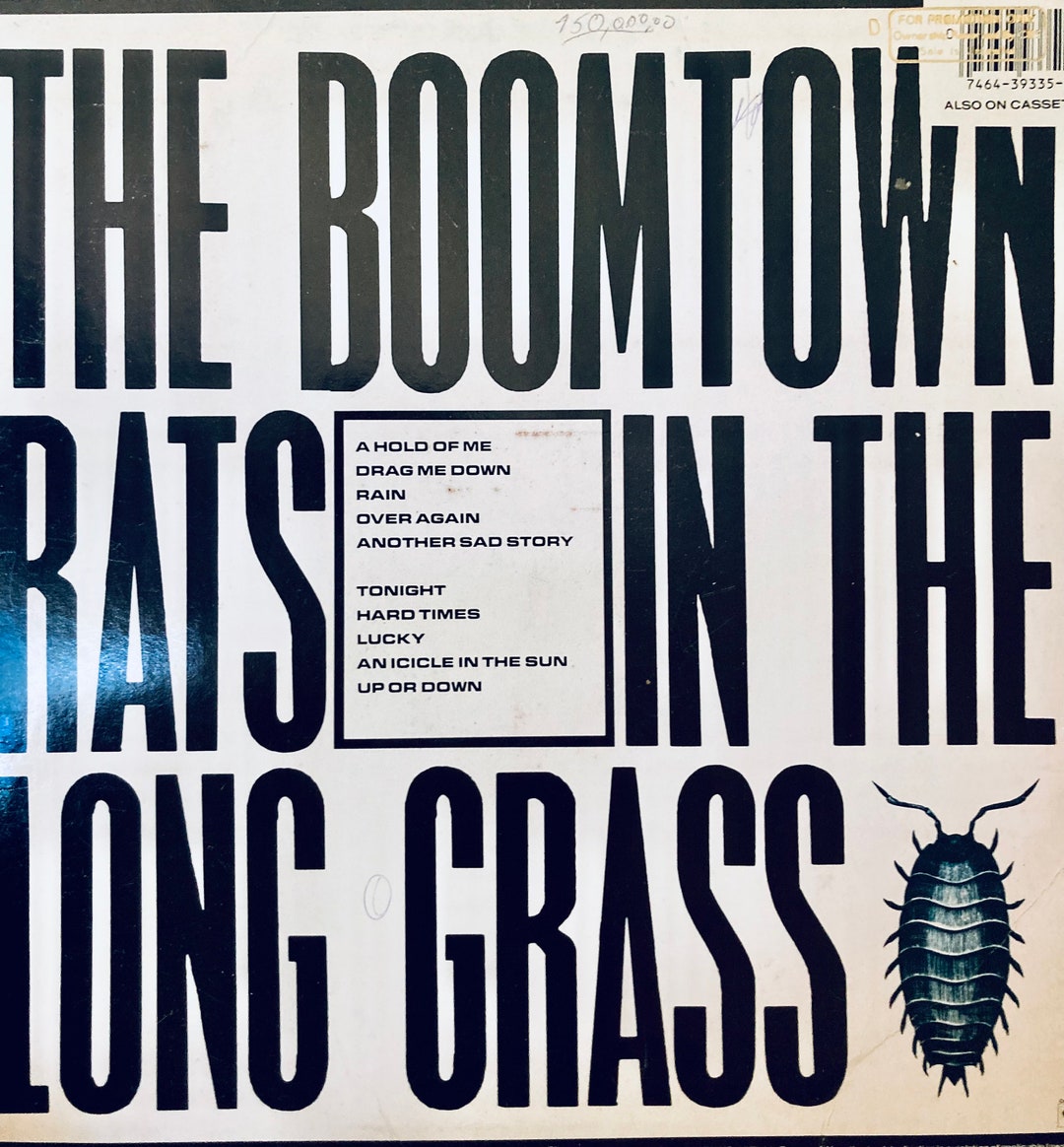 Boom Town Rats "boom Town Rats in the Long Grass" Vinyl Album....boom ...