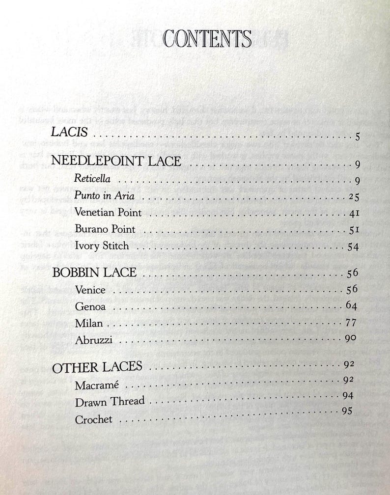 Italian Lace Designs 243 Classic Examples Dover Book..elisa Ricci..lace ...