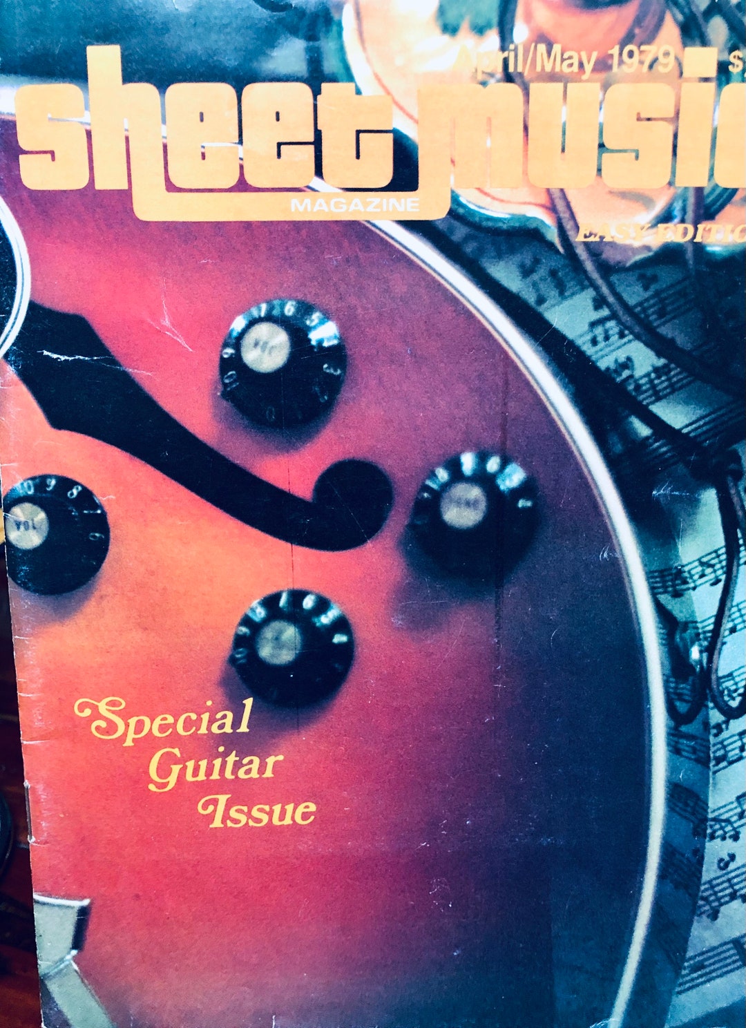 Sheet Music Magazine...april/may 1979.....vintage Music...guitar Issue ...