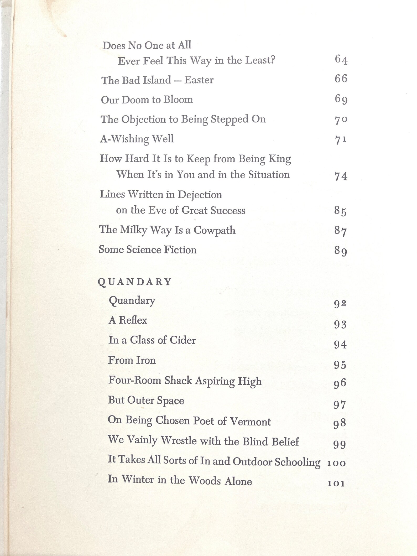 In the Clearing by Robert Frost …poems by Robert Frost…. First Edition ...
