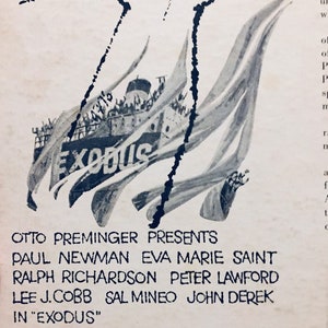Exodus Original Sound Track From the Film Lp......music Album 60's ...