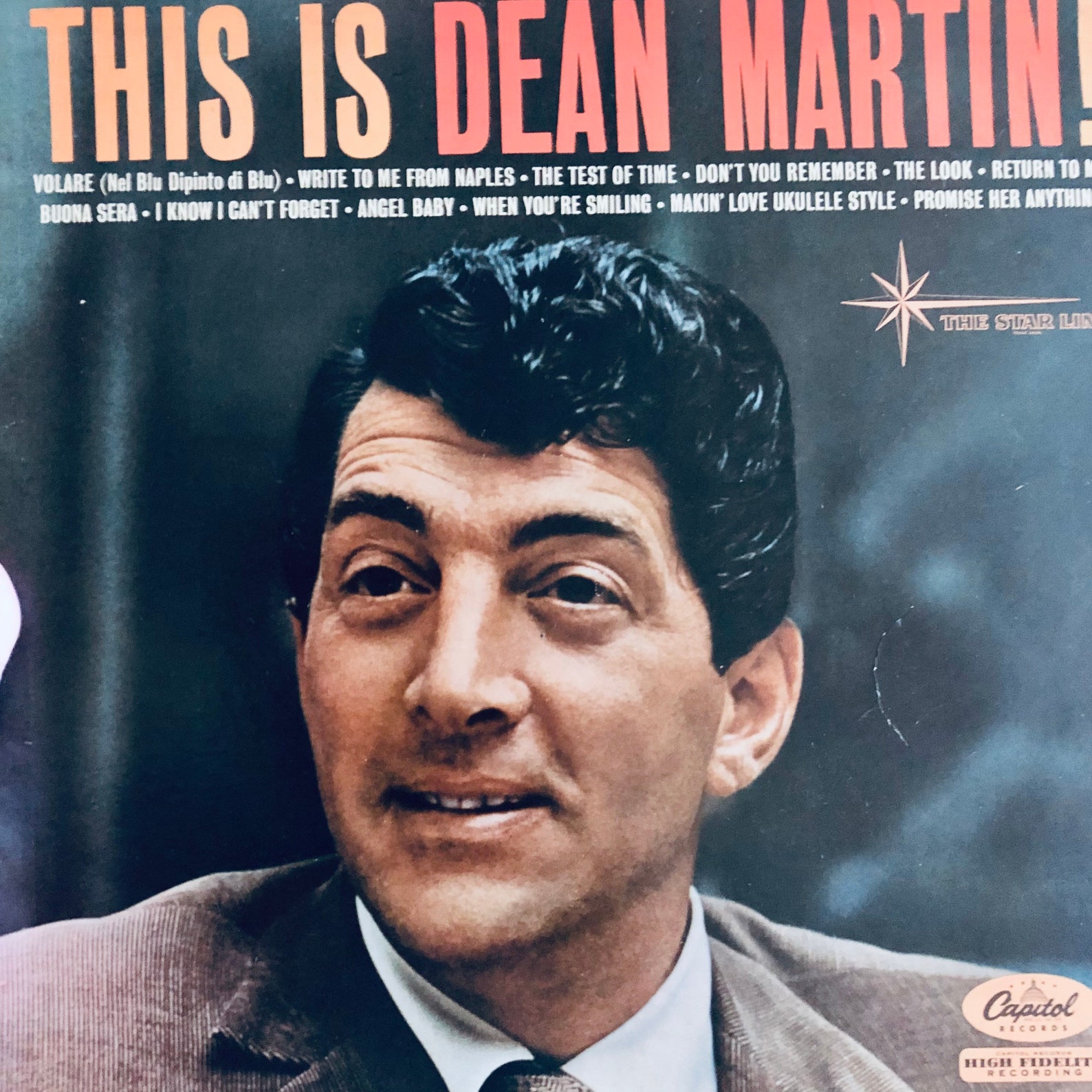 Dean Martin this is Dean Martin Vinyl LP - Etsy