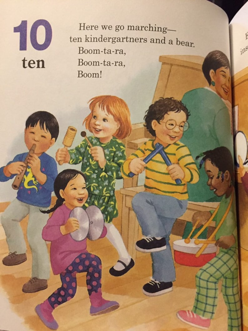 My Kindergarten Counting Book...little Golden Book...vintage - Etsy