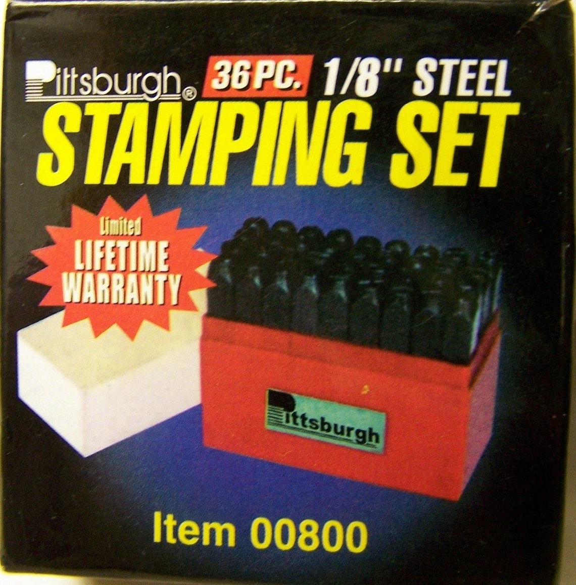 Stamping Set 1/8 Inch Steel Set....jewelry Making....metal Work ...