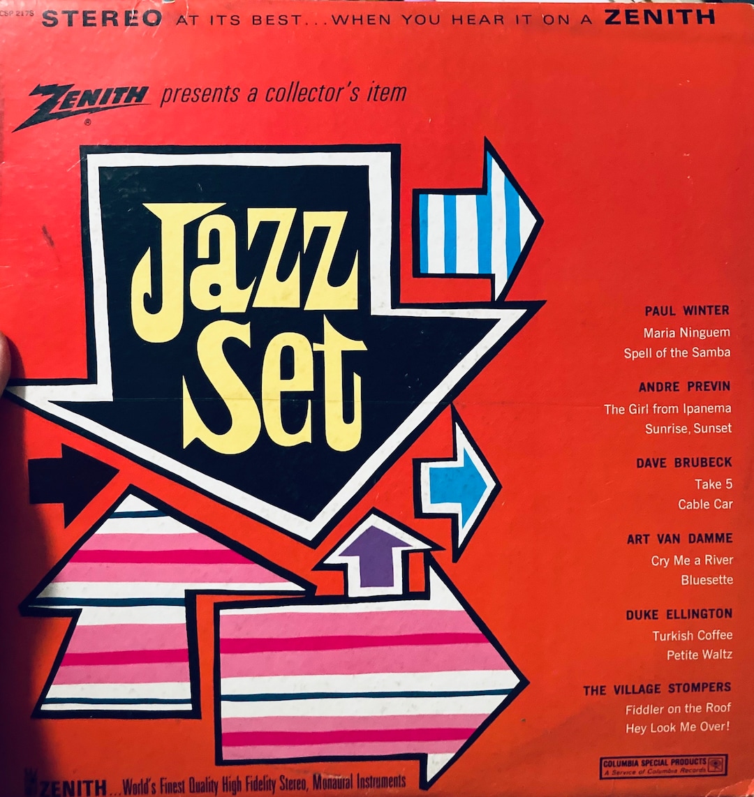 Zenith Jazz Set Vinyl LP....CSP 217...paul Winter...andre Previn...dave ...