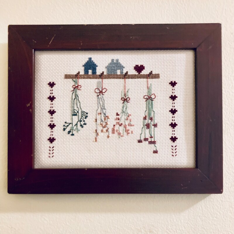 Cross Stitch Hanging - Etsy