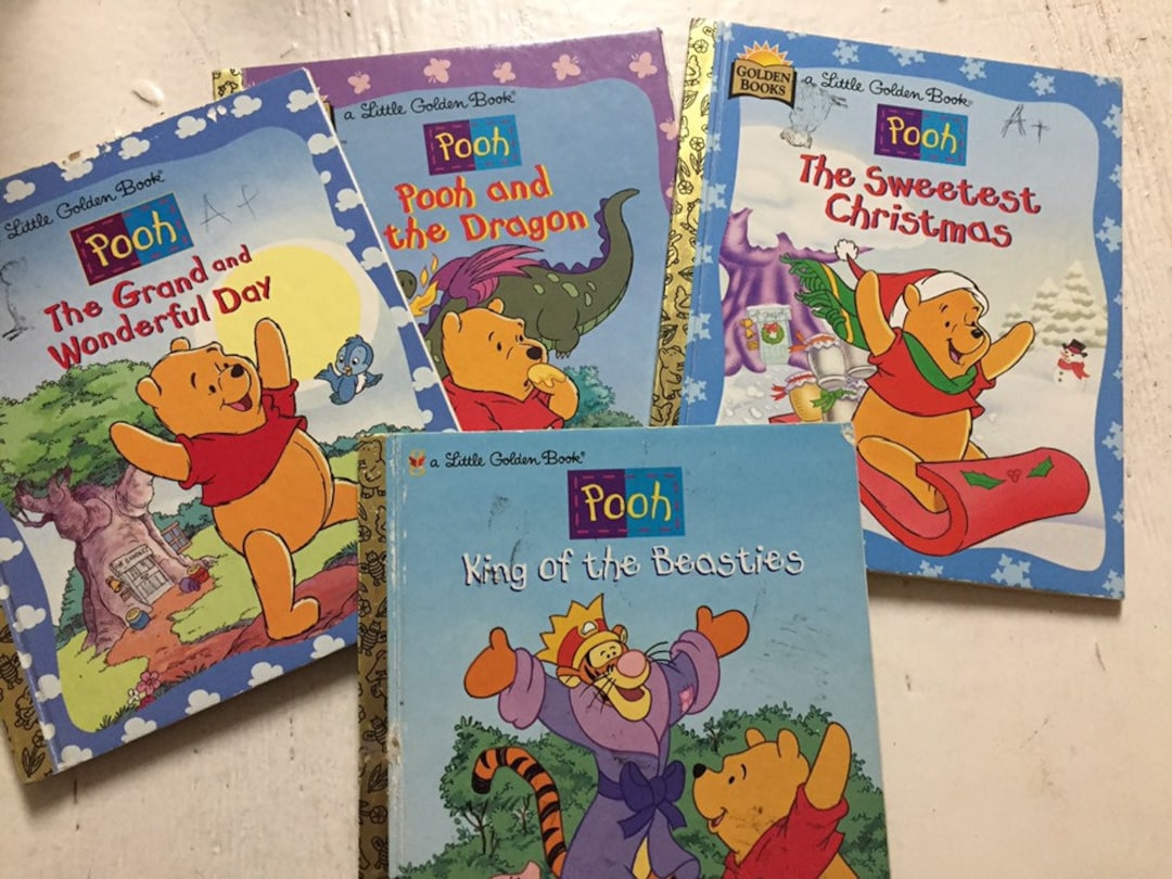 Winnie the Pooh Books.... Little Golden Books.....vintage Children's ...