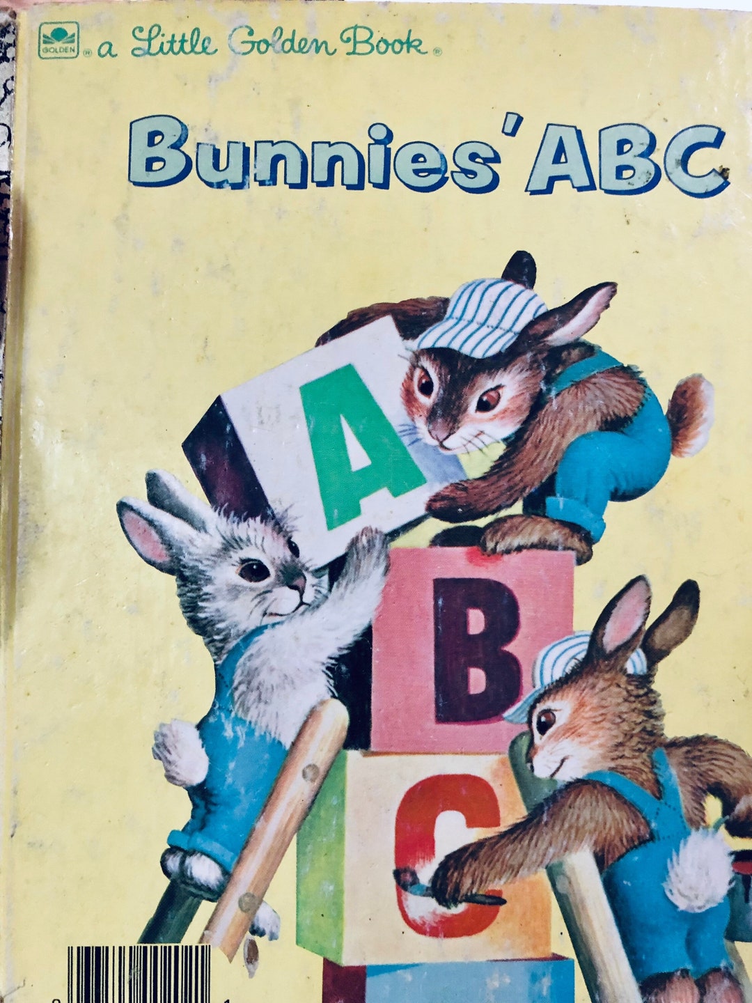 Vintage Bunnies' ABC Little Golden Book, 1985 - Etsy
