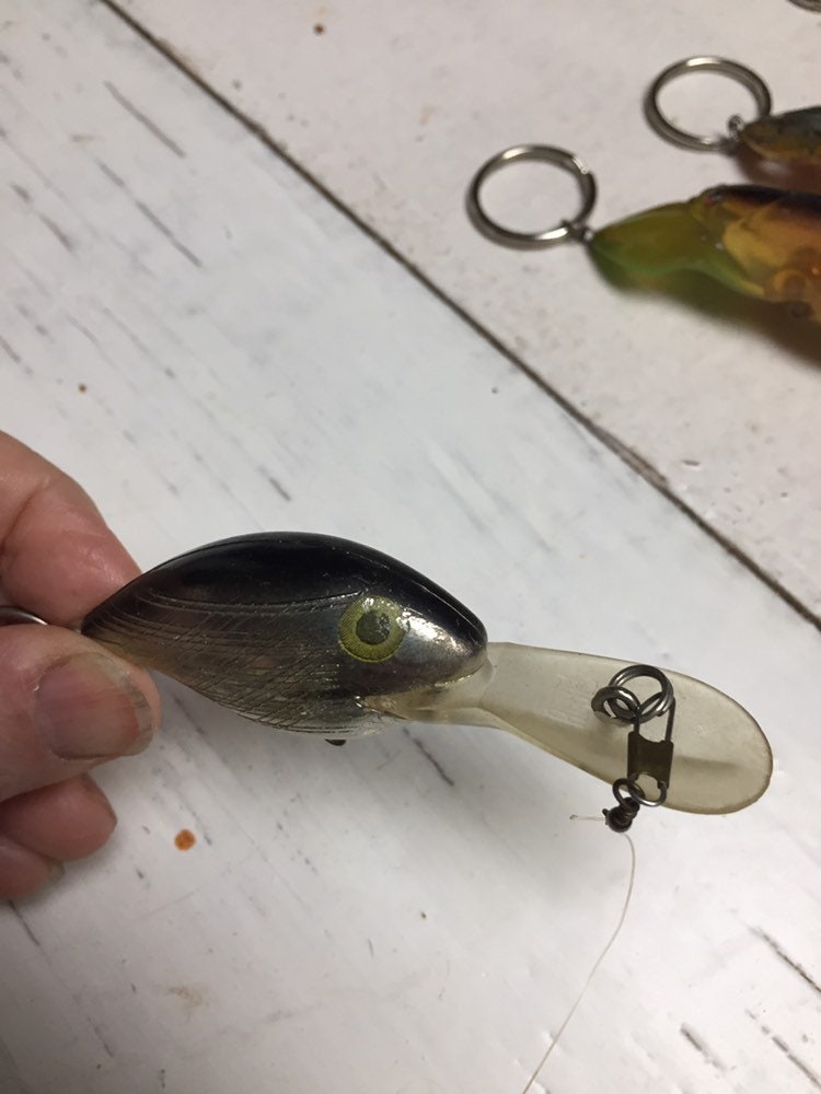 Fishing Lure Keychains...upcycled Fishing Lures....handmadeguy Gift ...