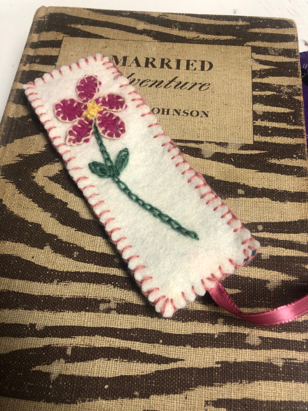 Handmade Bookmarks....choice of Bookmark....upcycled and Embroidered - Etsy
