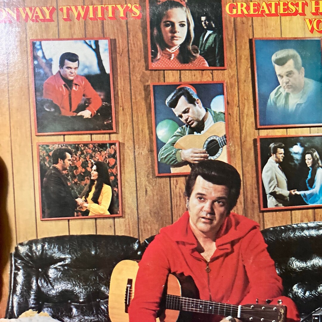 Conway Twitty's Greatest Hits Vol. 1 Vinyl LP Album..dl-7-5352..hello ...