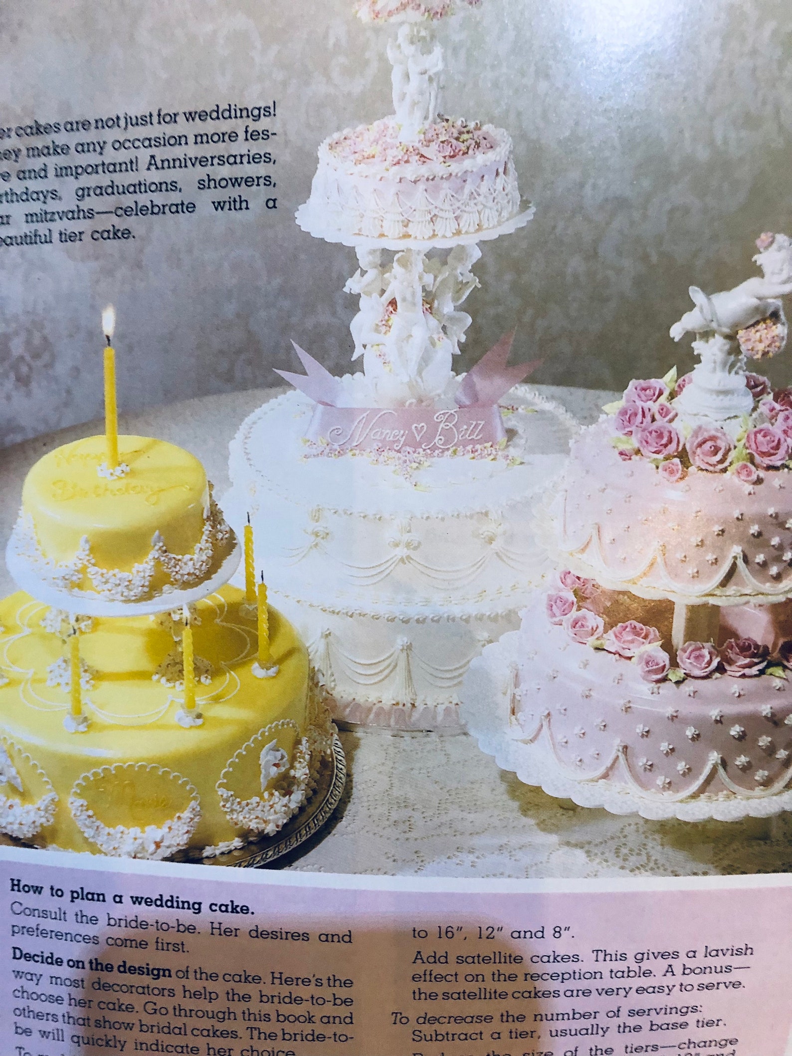 Tier Cakes Cookbook...."wilton Shows You How to Create Dramatic Tier ...