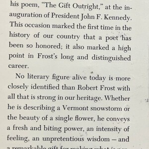 In the Clearing by Robert Frost …poems by Robert Frost…. First Edition ...