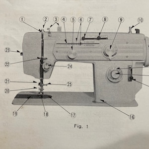 White Sewing Machine Instruction Book....sewing Machine Manual...model ...