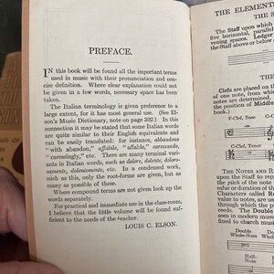 Elson's Pocket Music Dictionary....music Dictionary...vintage Book ...
