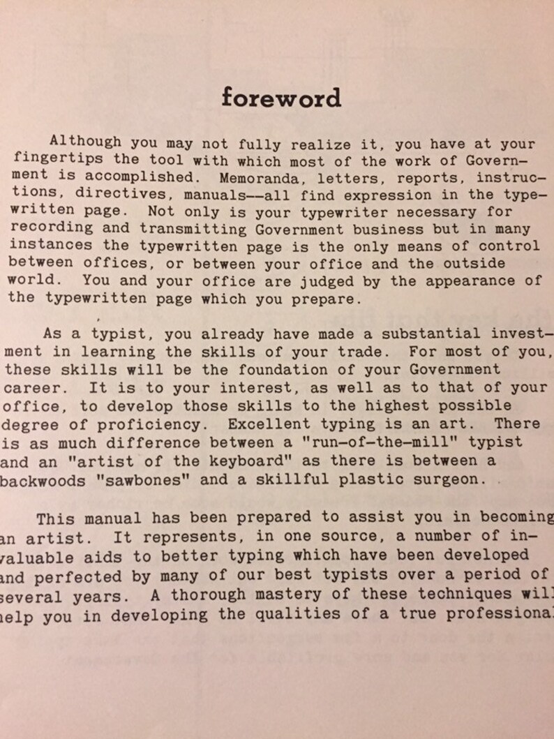 The Seven Keys to Better Faster Typing...us Civil Service Commission ...