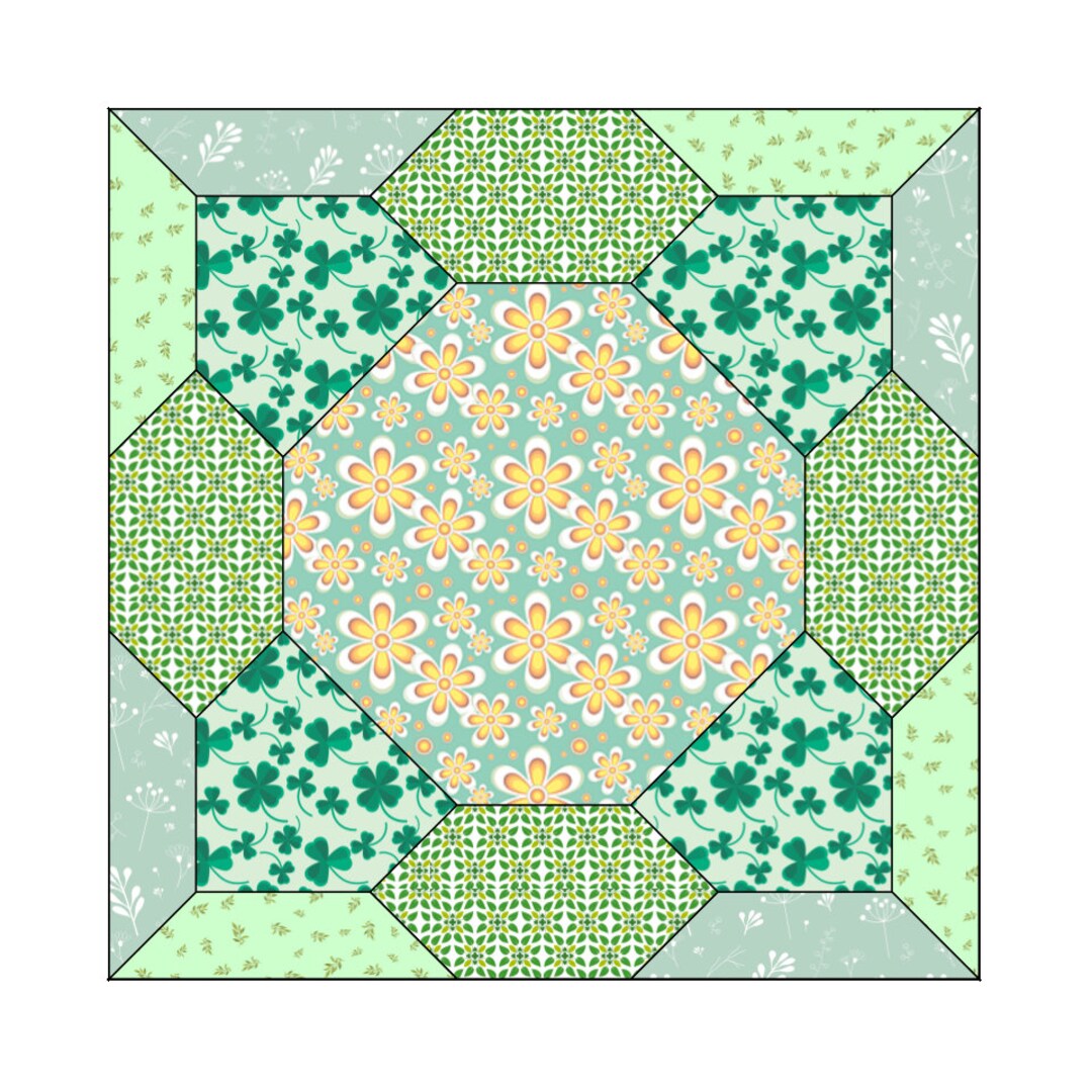 Sunburst Block English Paper Piecing Digital Download - Etsy Canada