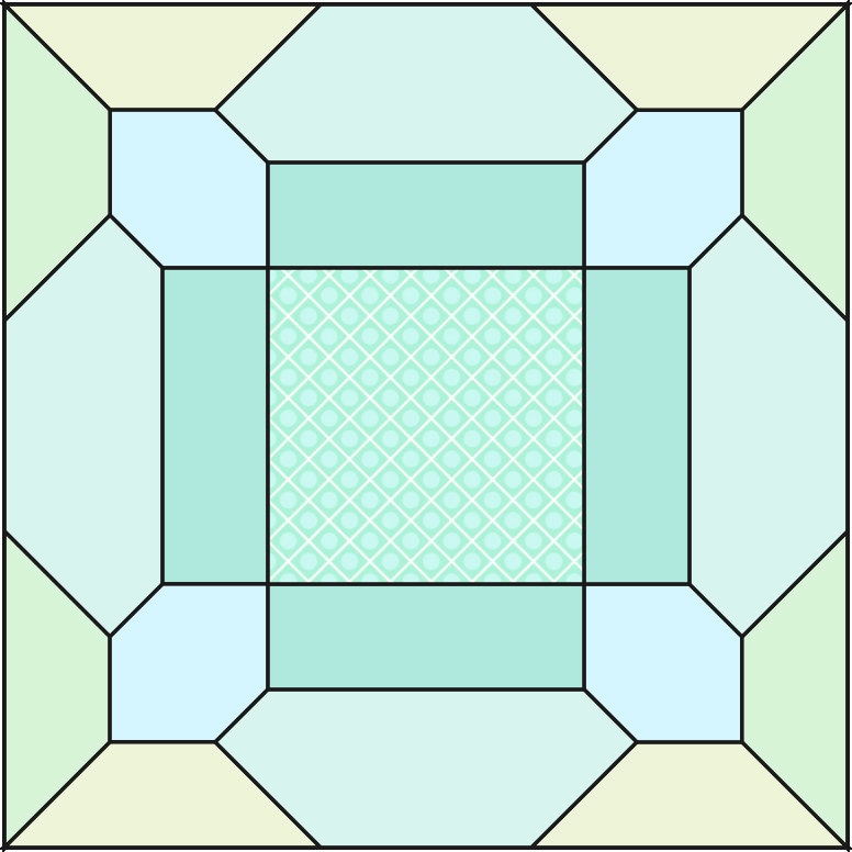 Stain Glass Block SVG File Digital Download - Etsy