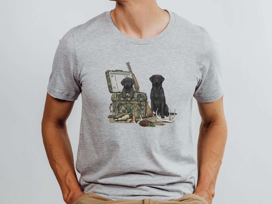 Custom Hunting Dog Shirt, Labrador Retriever Gift, Outdoorsman Gift ...