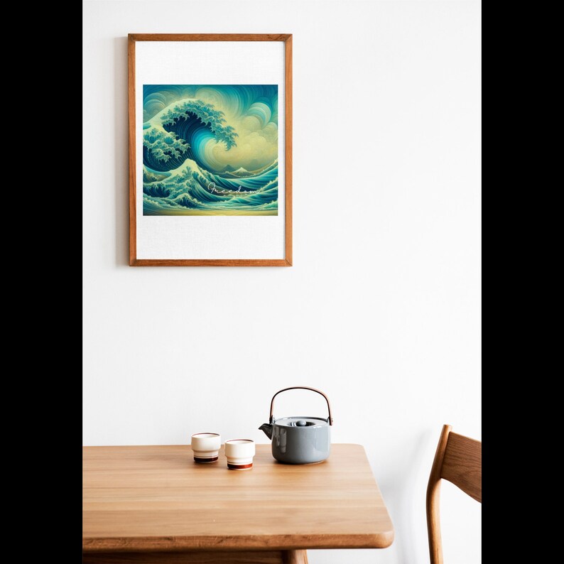 Wave Freedom Printable Digital Art Print, Inspiring Spiritual Décor ...