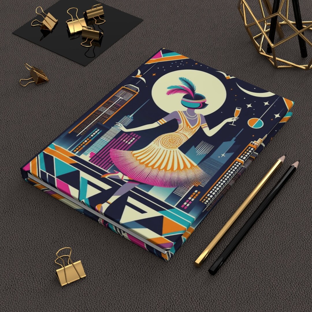 1920s Vintage Design 5 - Hardcover Journal Matte - Etsy