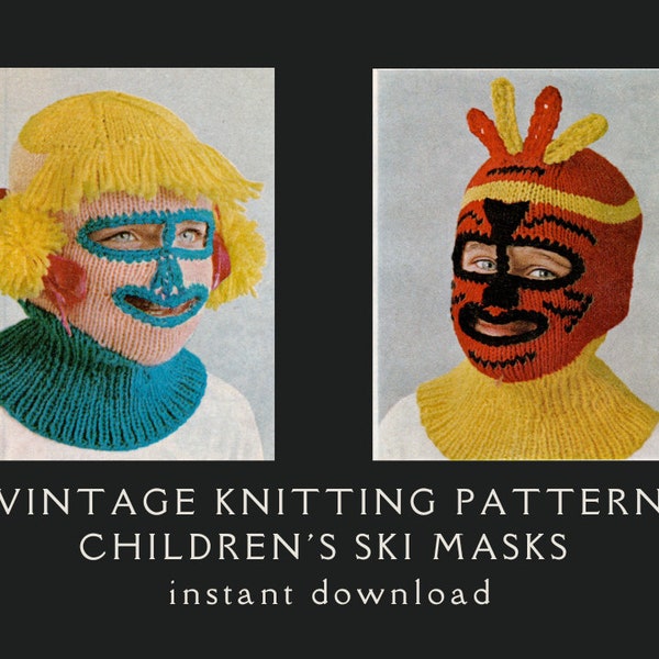 Kids Ski Mask - Etsy