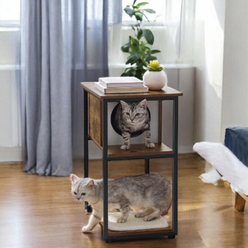 Cat End Table - Etsy