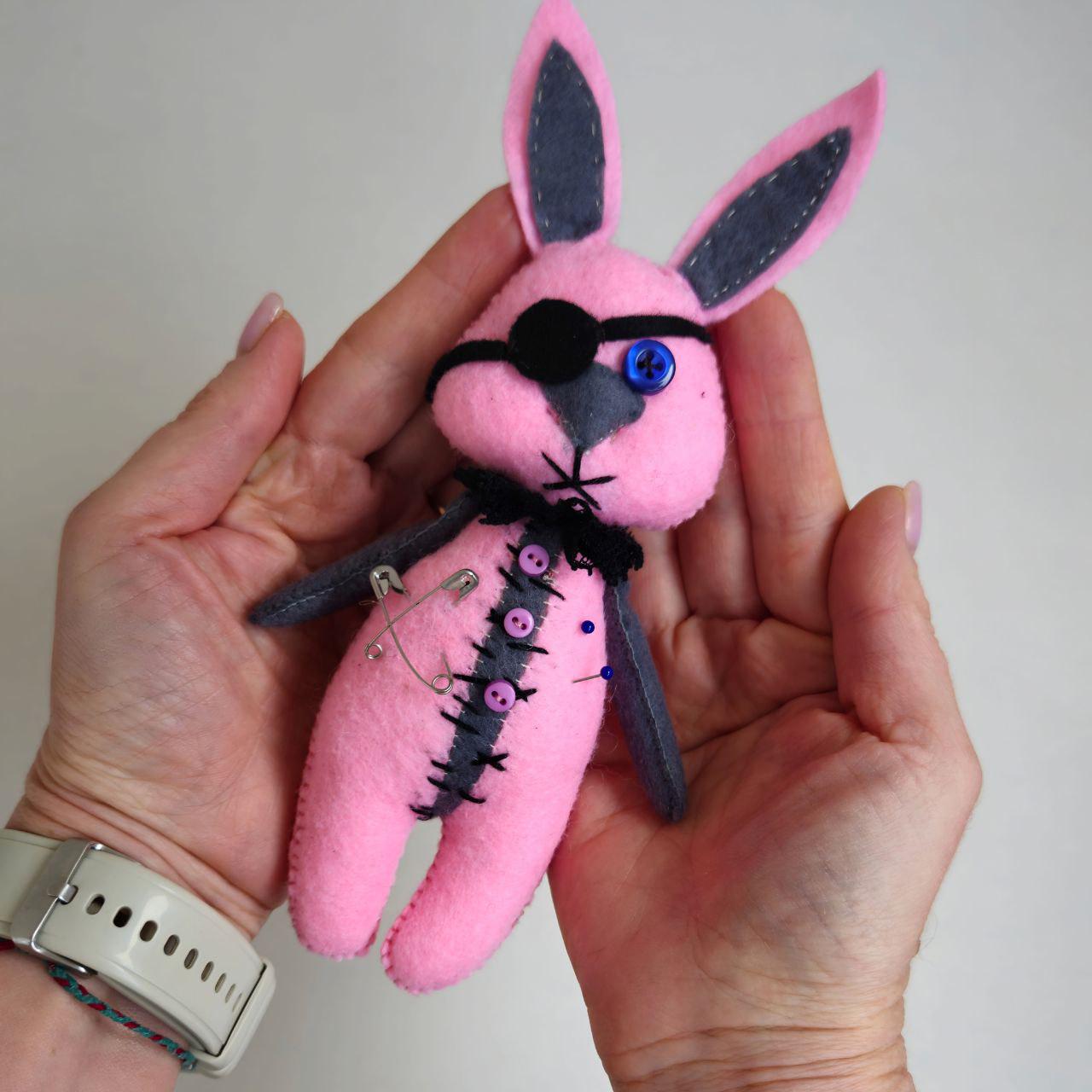 Creepy Voodoo Doll Sewing Pattern: Felt Cat, Bunny, Mouse (PDF Pattern ...