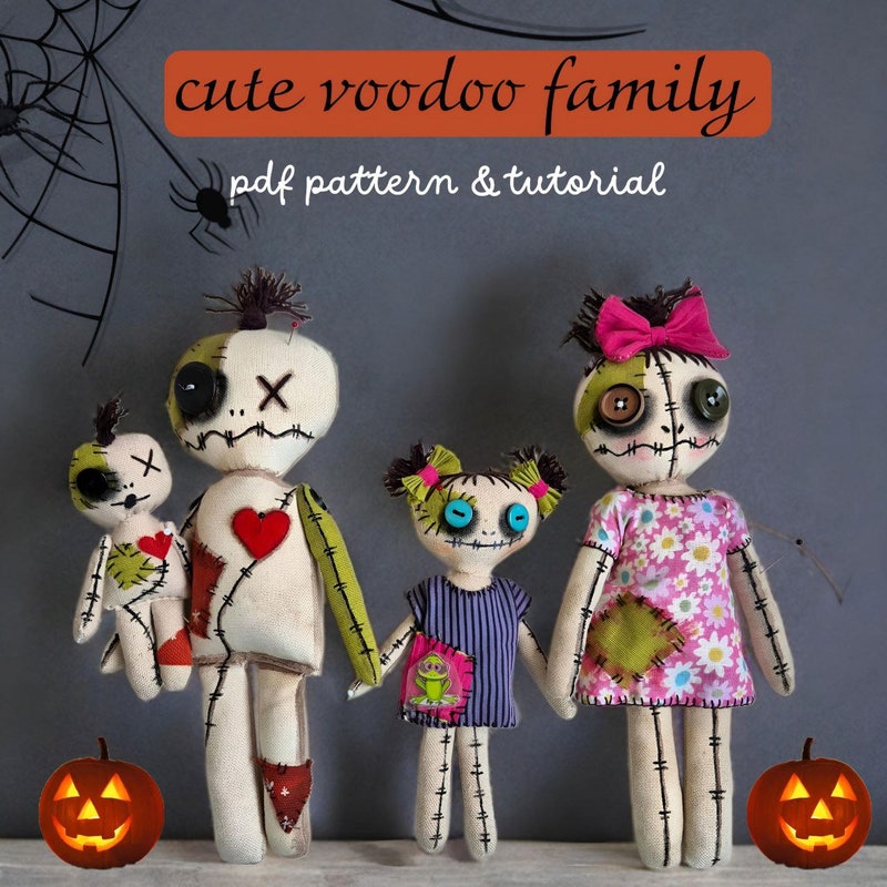 Handmade Halloween Rag Dolls - Etsy