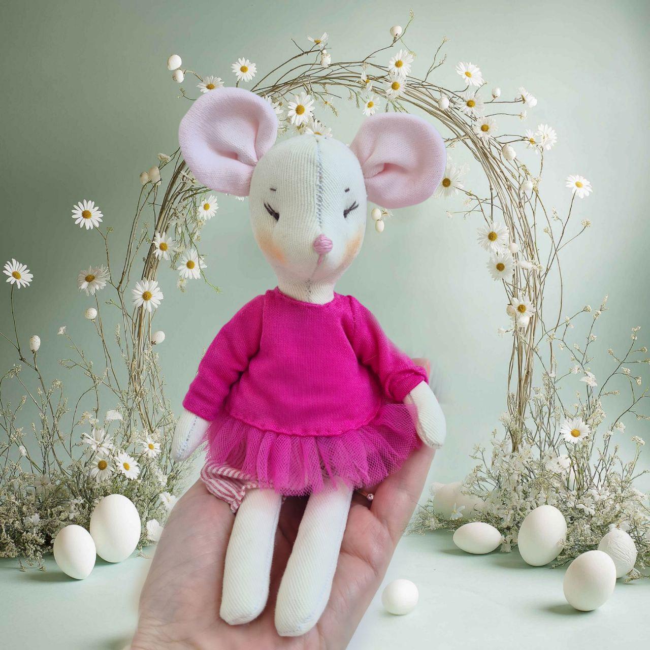 Mouse Soft Toy Sewing Pattern: DIY Stuffed Animal With 4 Outfits (PDF ...