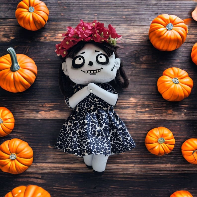 Voodoo Witch Doll Sewing Pattern, Hand-sewn Halloween Doll (PDF ...