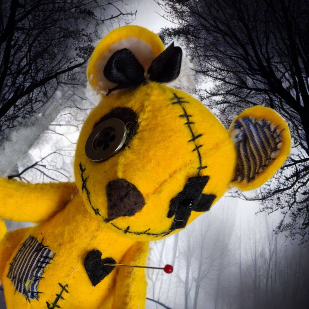 DIY Voodoo Bear Felt Pattern and Tutorial – 5-inch (12 Cm) Handmade ...