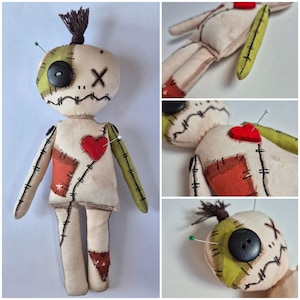 Voodoo Doll Sewing Pattern: Boy and Girl Halloween Dolls (PDF Tutorial ...