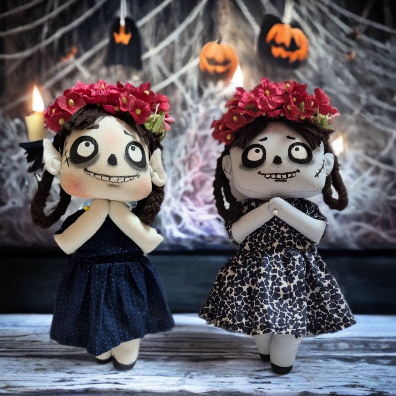 Voodoo Witch Doll Sewing Pattern, Hand-sewn Halloween Doll (PDF ...