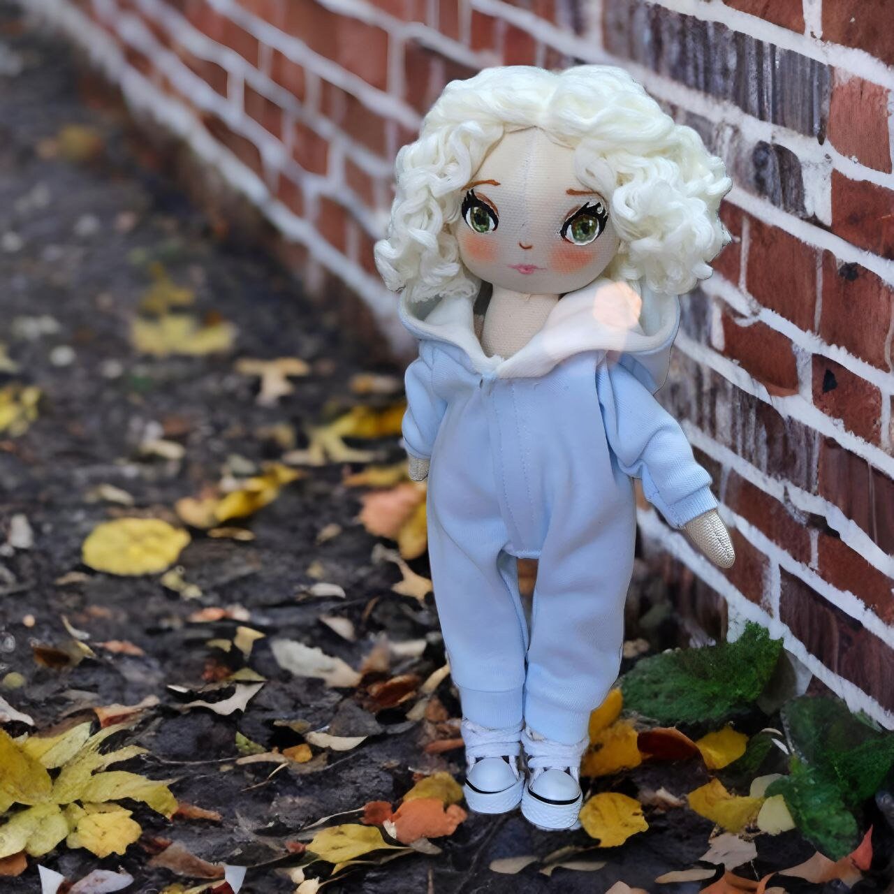 Anime Rag Doll Sewing Pattern – 10" Doll With Shark Kigurumi PDF ...