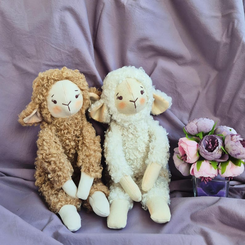 Lamb Sewing Pattern: Plush Sheep Toy PDF Tutorial (14 In) - Etsy
