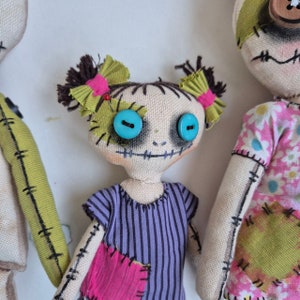 Voodoo Family Doll Sewing Pattern PDF, Halloween Decor, Gothic Gifts ...